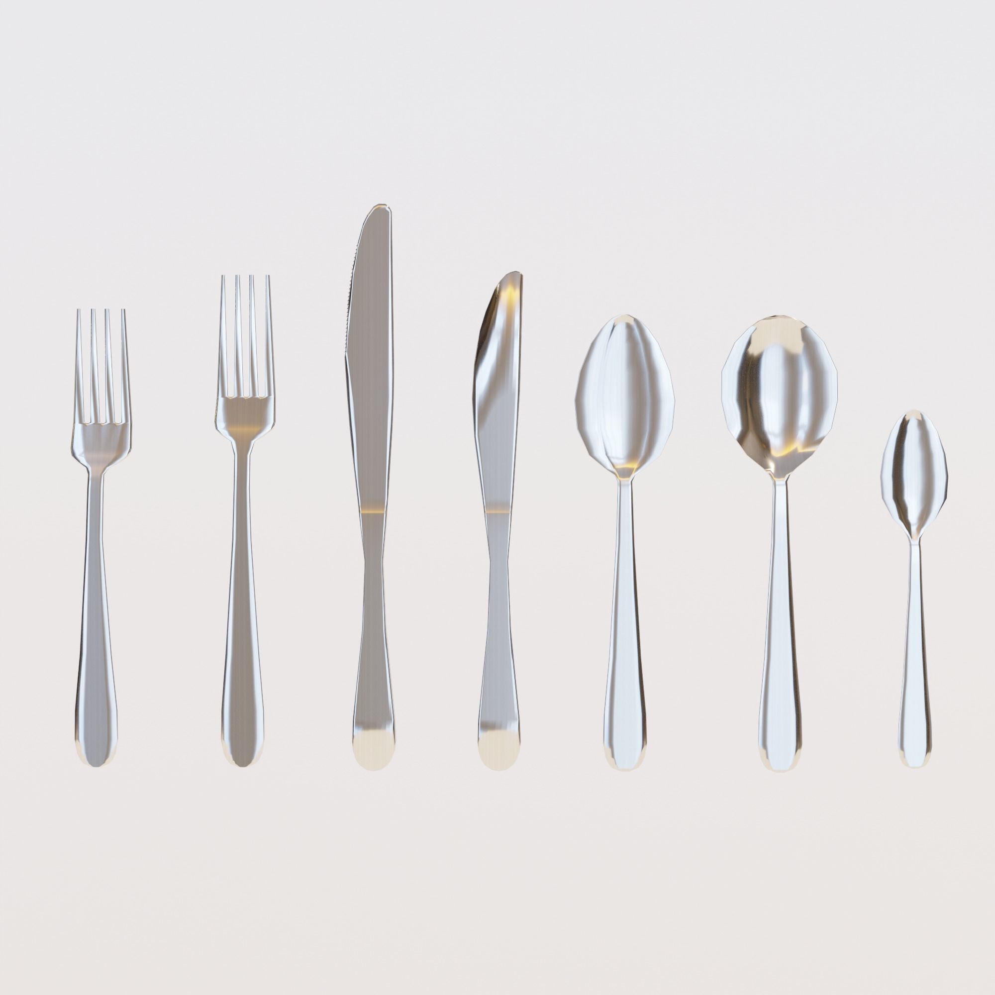 Low Poly Kitchen Utensils Pack free VR / AR / low-poly 3D model | CGTrader