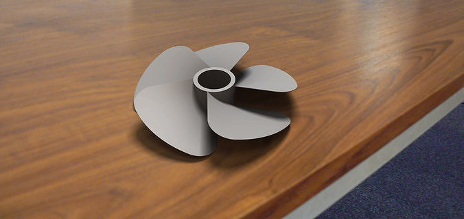 Fan propeller 3D model | CGTrader