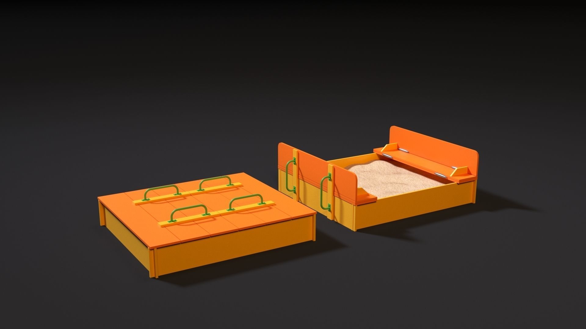 Sandbox 3D model | CGTrader
