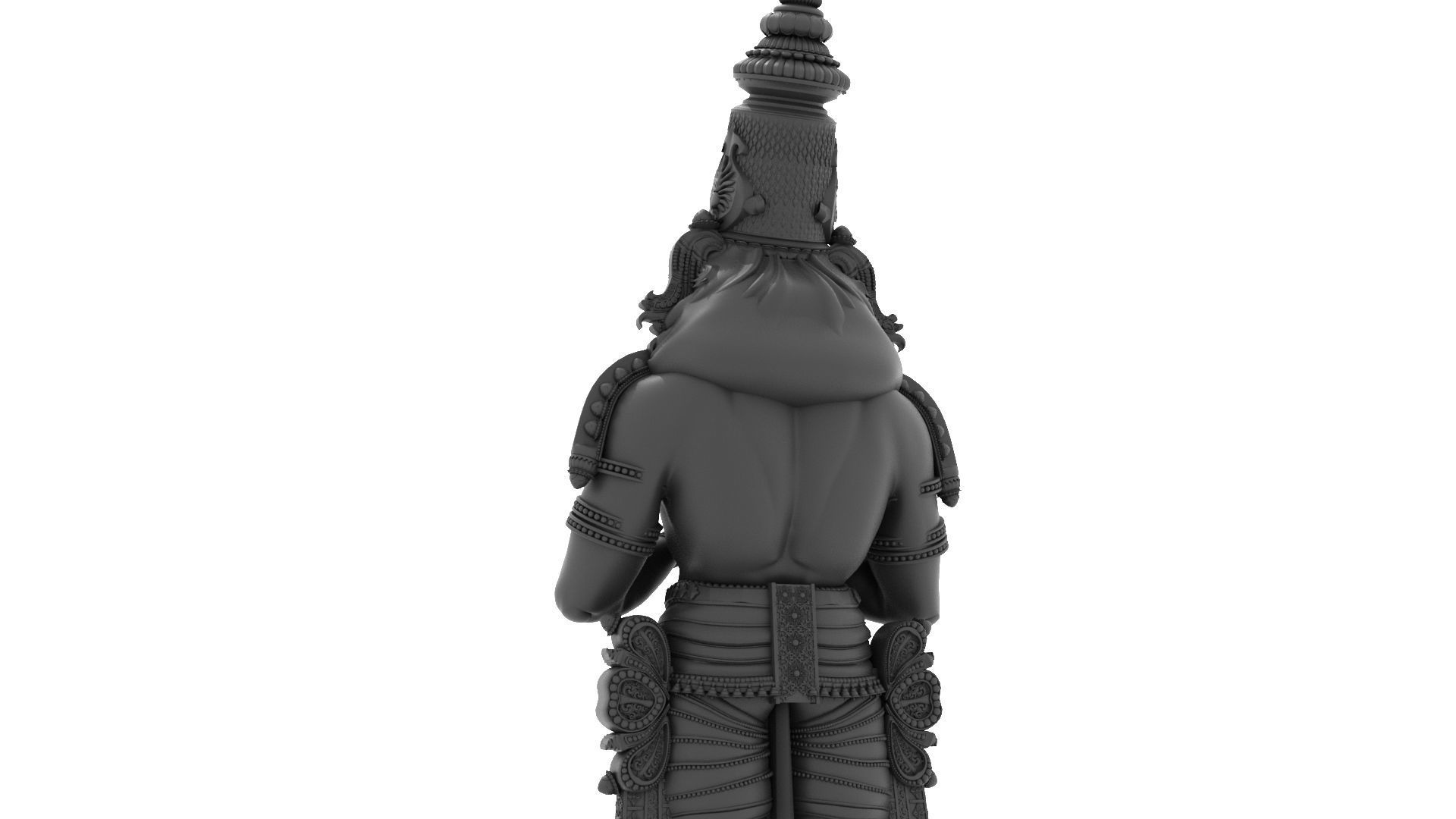 god hanuman statue 3D model | CGTrader