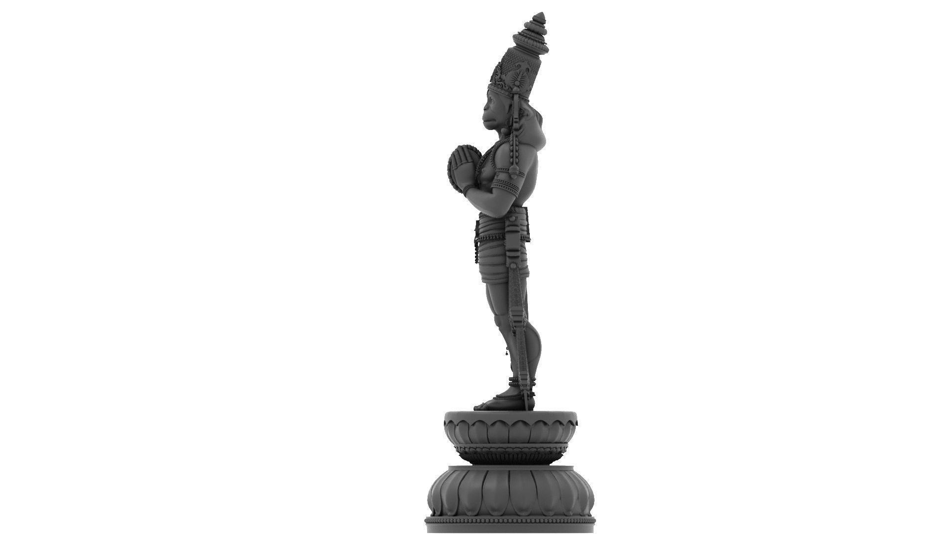 god hanuman statue 3D model | CGTrader