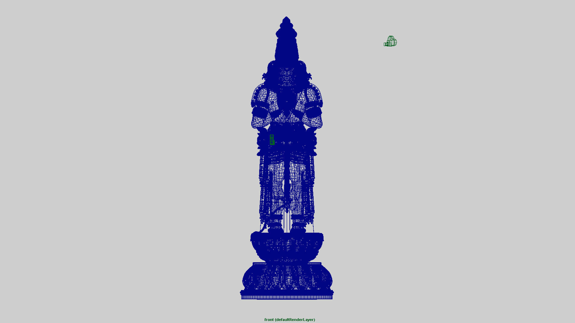 god hanuman statue 3D model | CGTrader