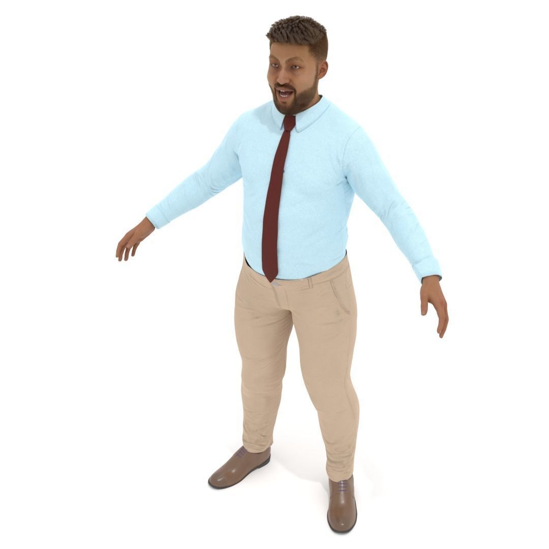 Man Rigged 3D model rigged | CGTrader