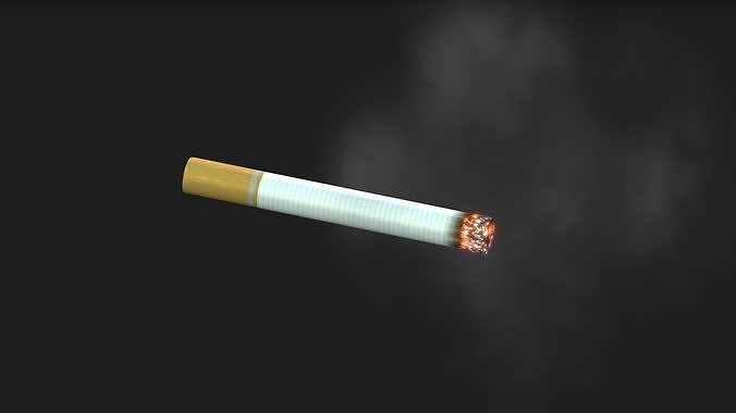 Cigarette burning free 3D model | CGTrader
