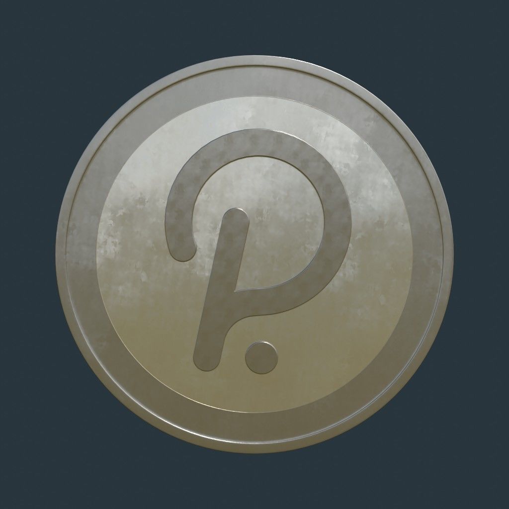 Polkadot DOT - Cryptocurrency Coin 3D model | CGTrader