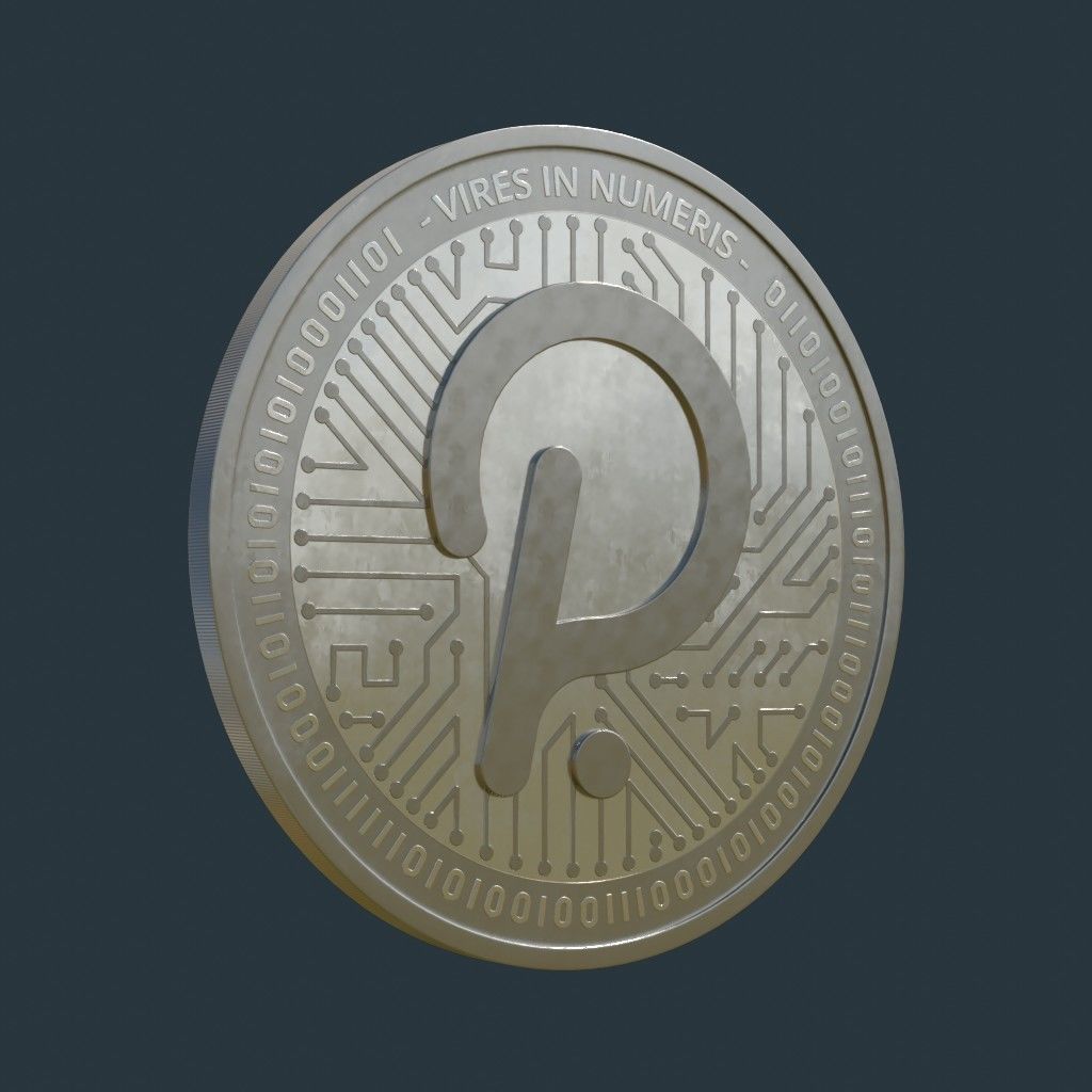 Polkadot DOT - Cryptocurrency Coin 3D model | CGTrader