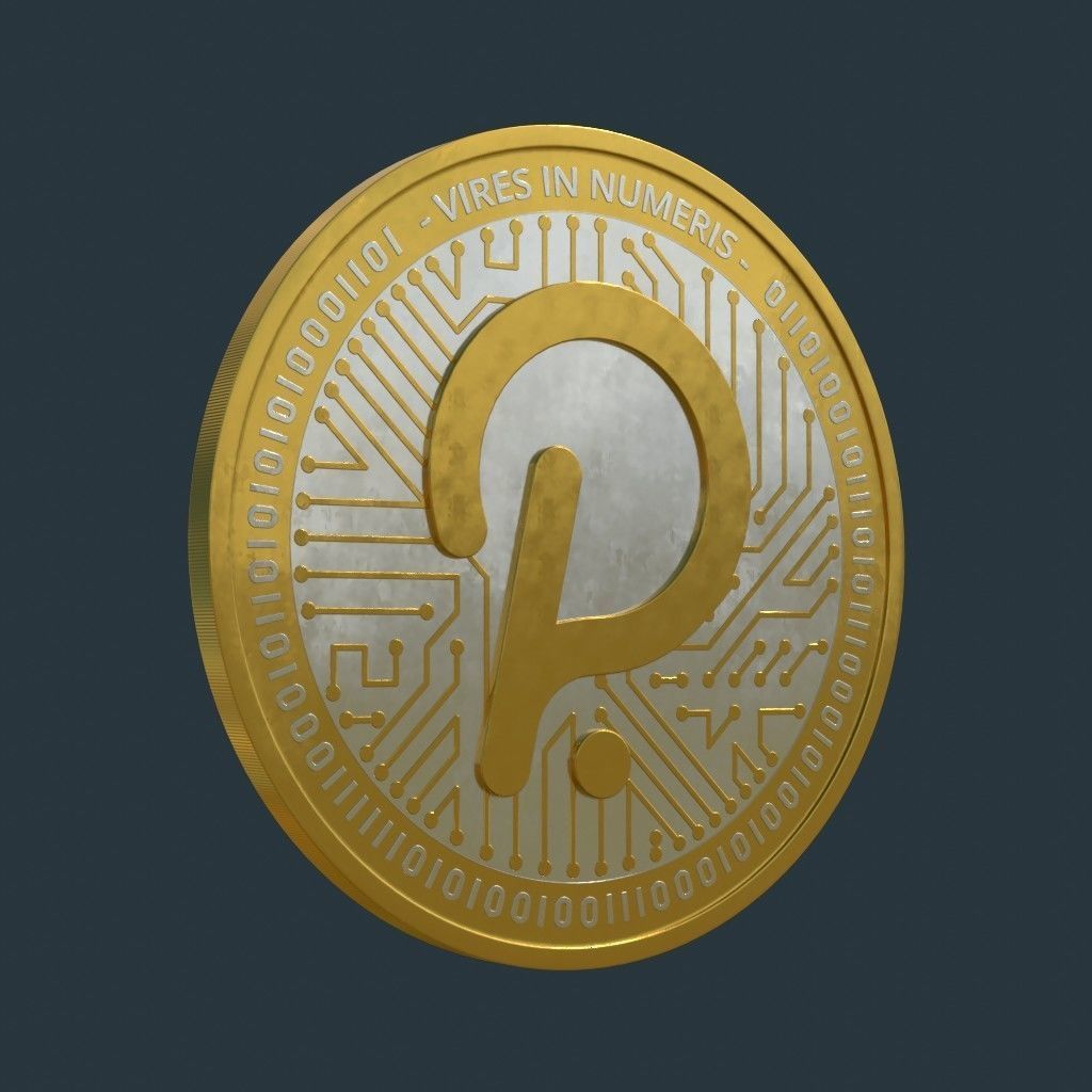 Polkadot DOT - Cryptocurrency Coin 3D model | CGTrader