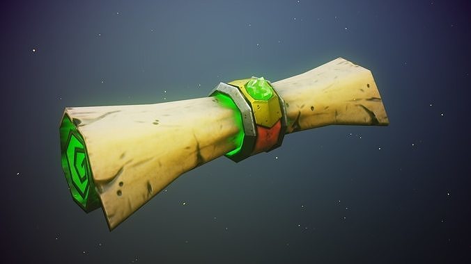 3D model Magic Scroll VR / AR / low-poly | CGTrader