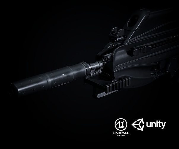 3D model FN F2000 PBR VR / AR / low-poly | CGTrader