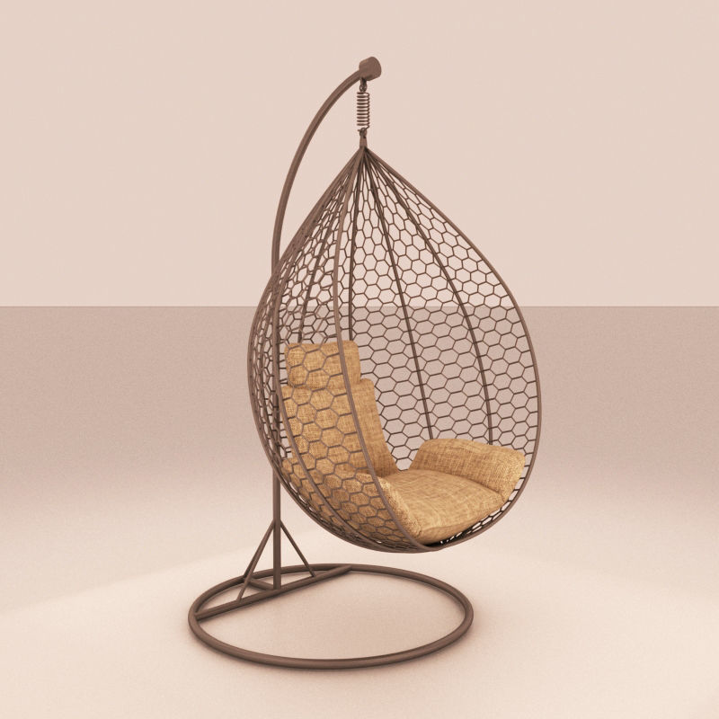 hanging Chair free 3D model | CGTrader