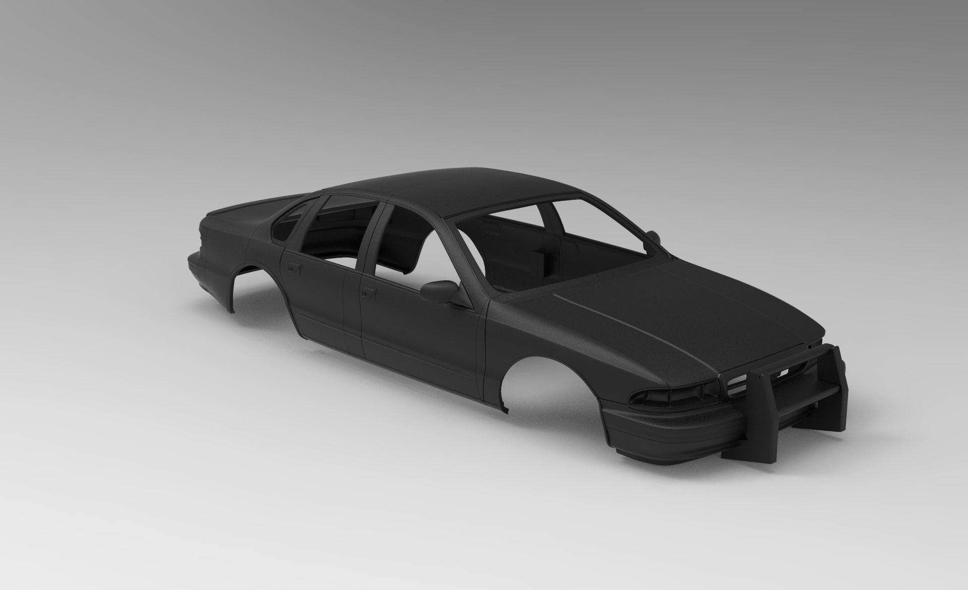 STL printable rc cars body Chevy Impala SS and Bonus 3D model 3D ...