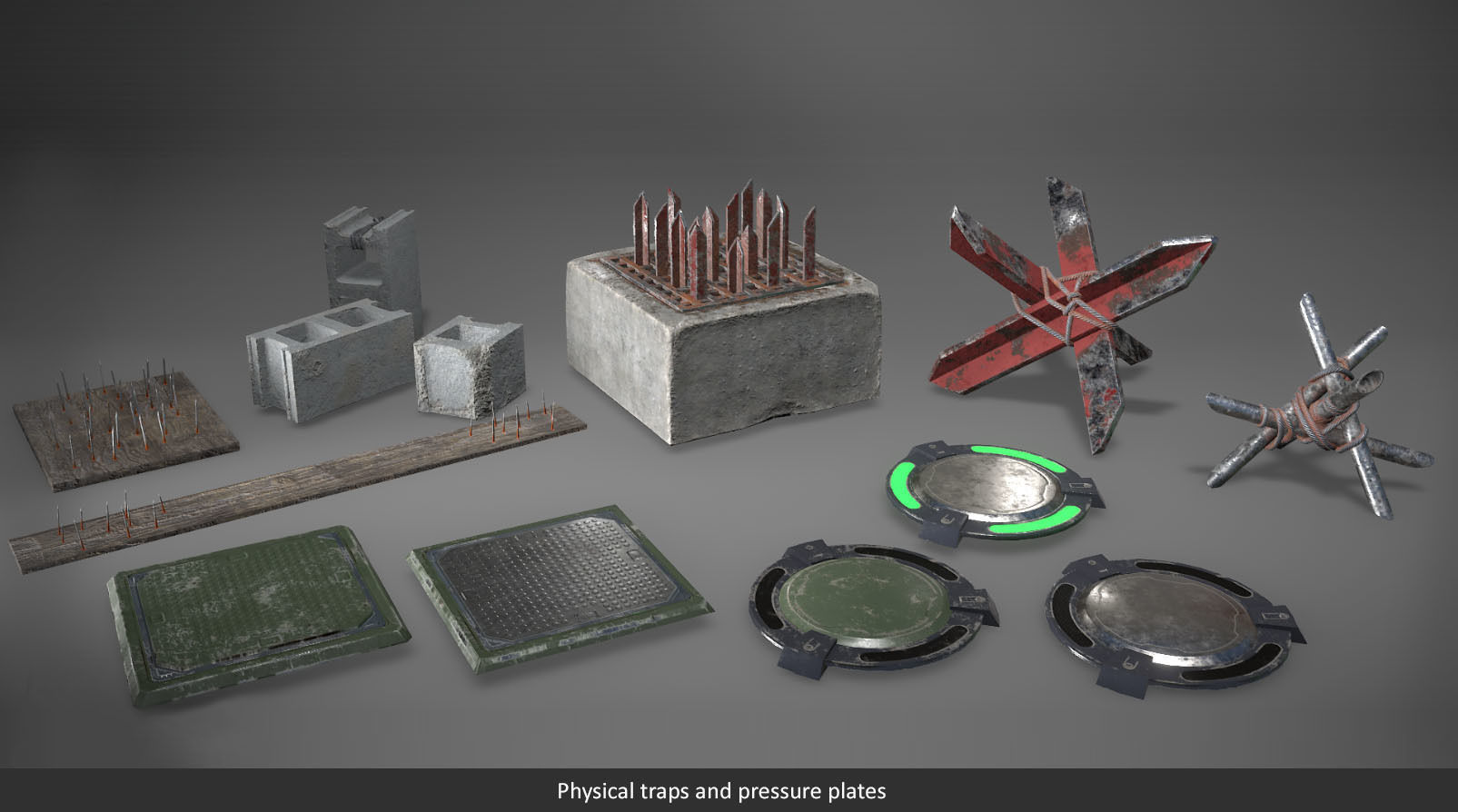 3D model Deadly Dungeons - Modern Traps VR / AR / low-poly animated ...