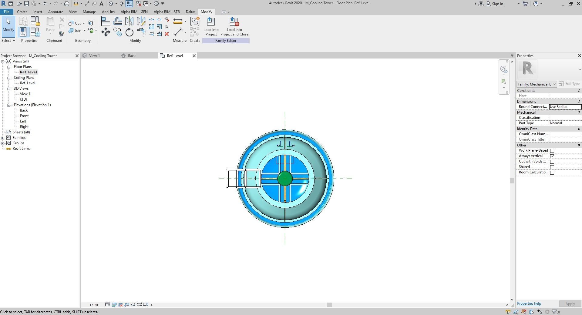 MEP-01-Cooling Tower- Revit Family - 3D model 3D model | CGTrader
