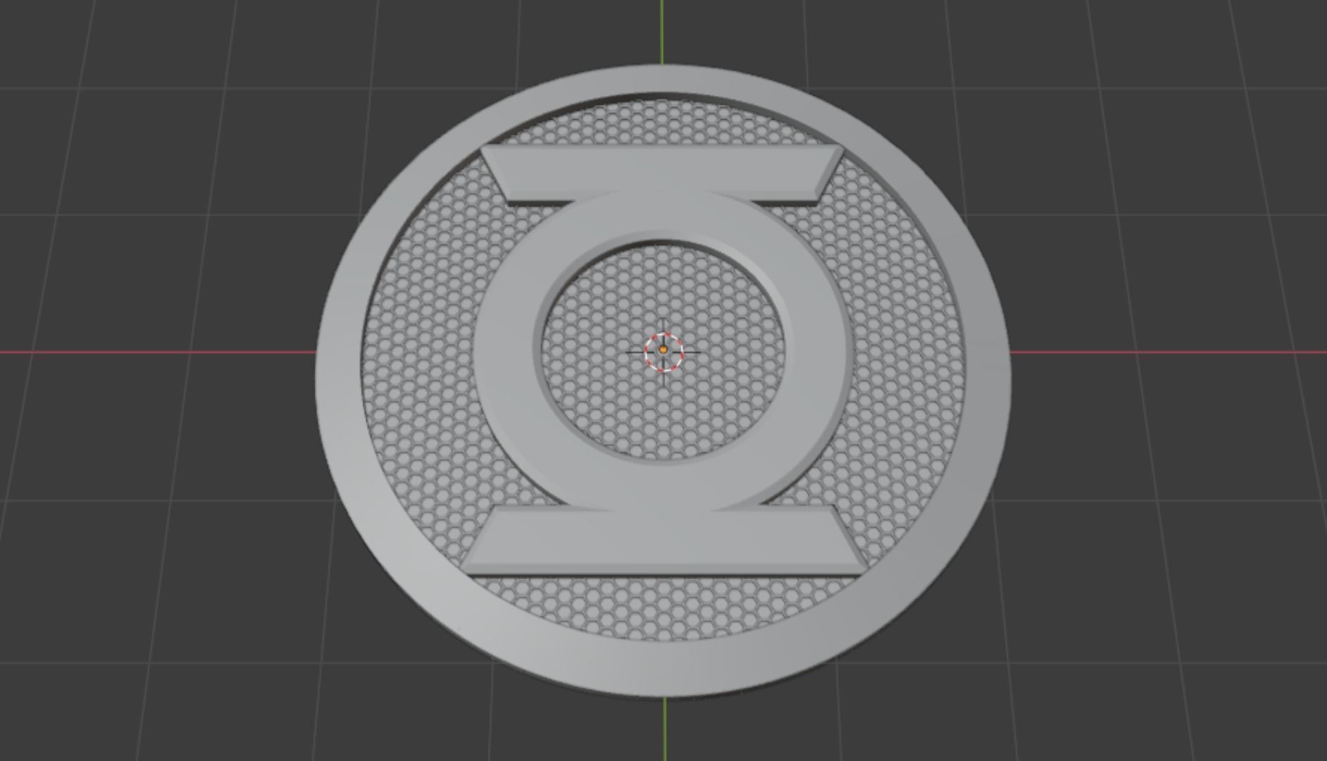 Green Lantern Emblem 3D model | CGTrader