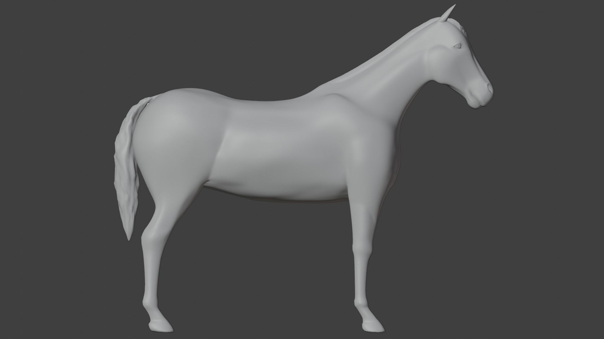 Horse 3D Print 3D model 3D printable | CGTrader