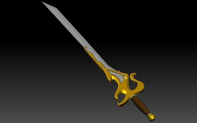 The Preternia Blade - Real Size - He-Man Netflix Version 3D model 3D ...