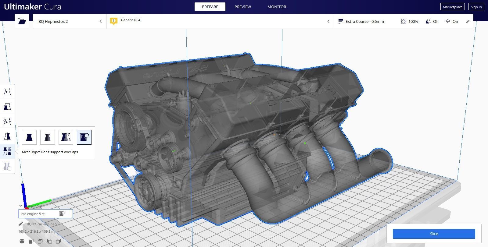 car Engine for 3Dprint 3D model 3D printable | CGTrader