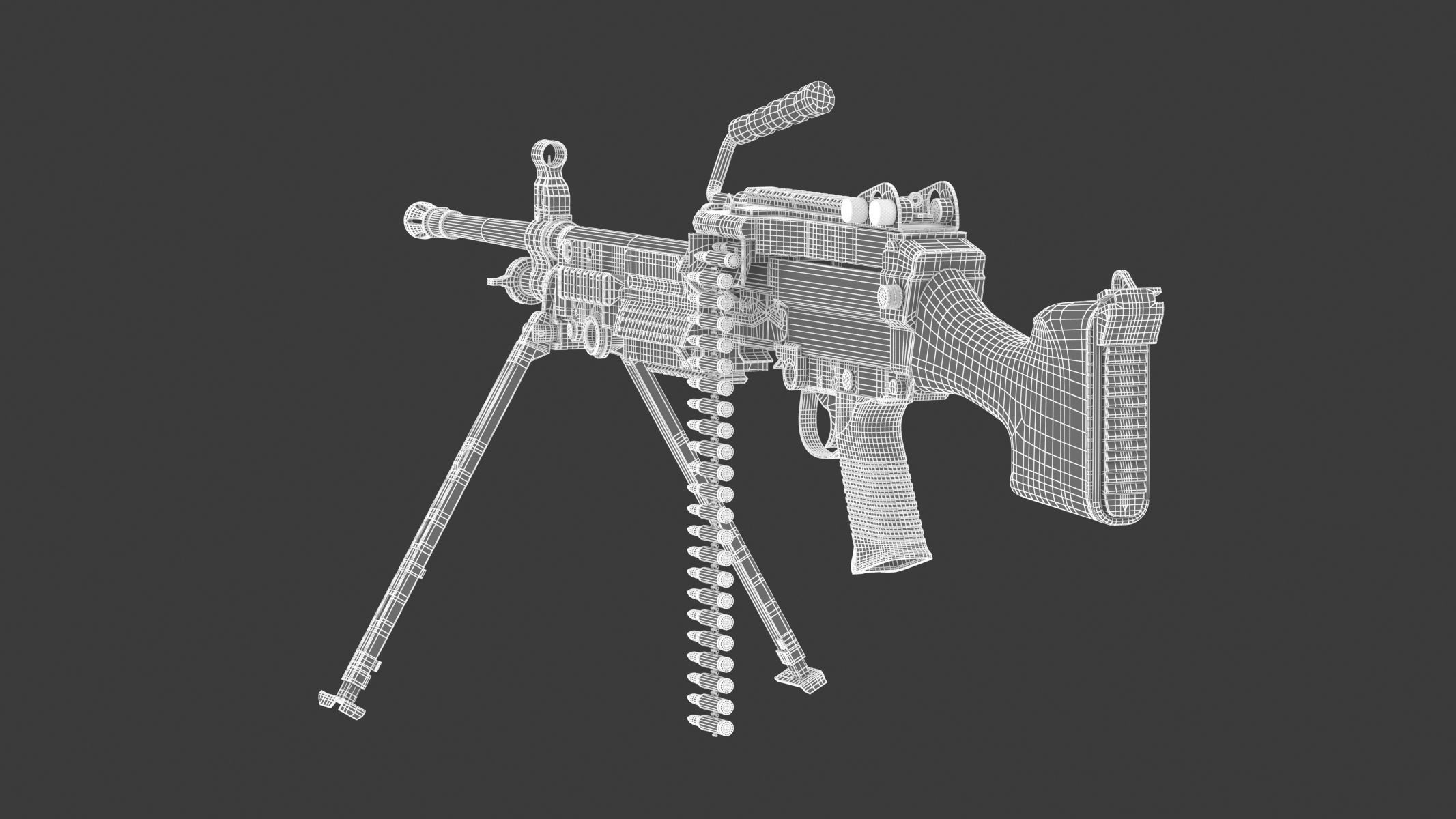 FN Minimi Mk3 3D model | CGTrader