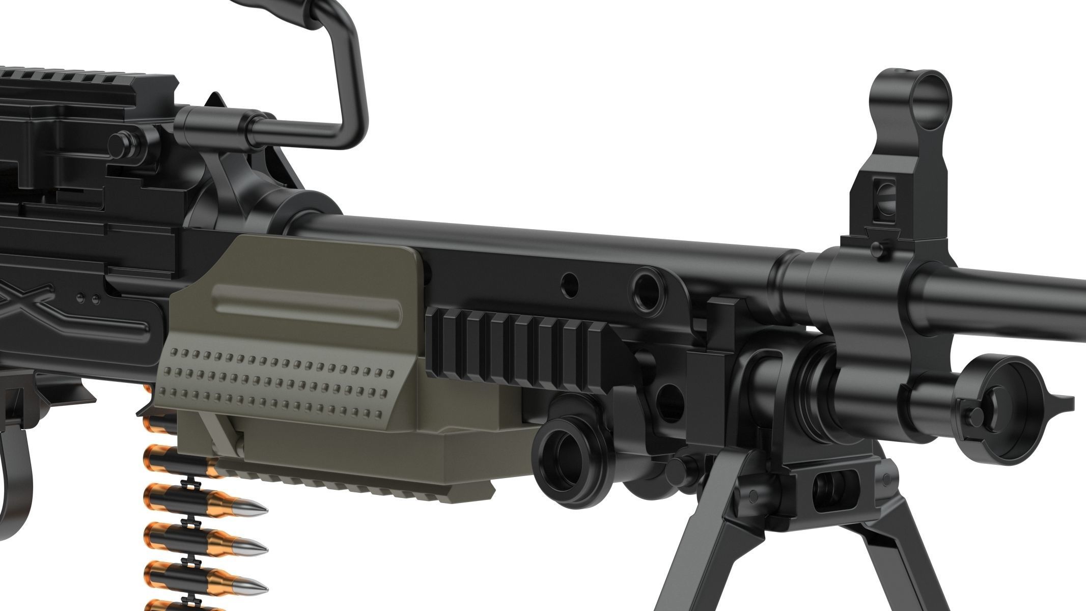 FN Minimi Mk3 3D model | CGTrader