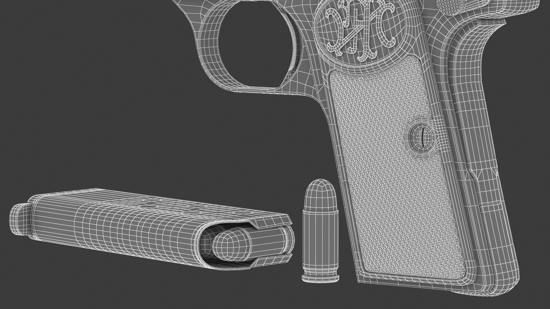 FN Model 1910 3D model | CGTrader