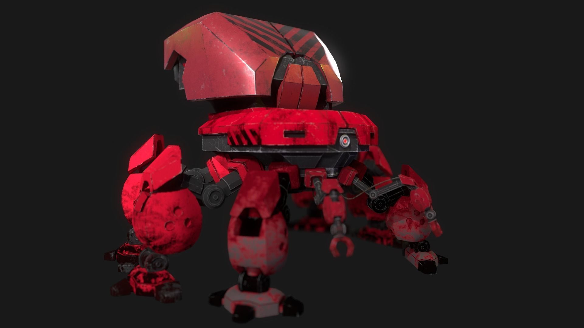 War robot 3D model | CGTrader