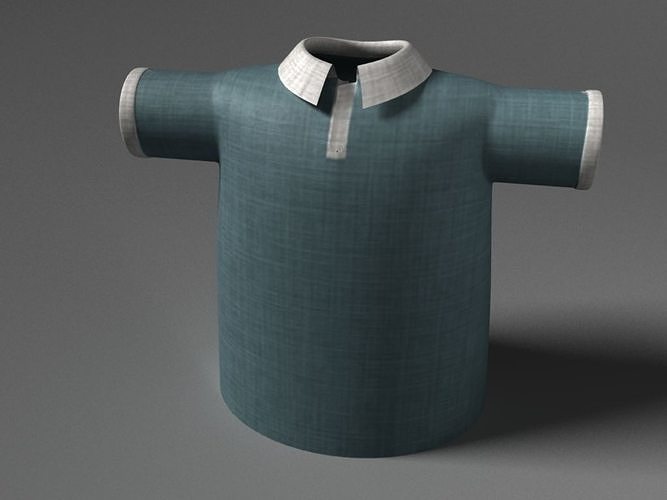 3D model T-Shirt low poly ready made VR / AR / low-poly | CGTrader