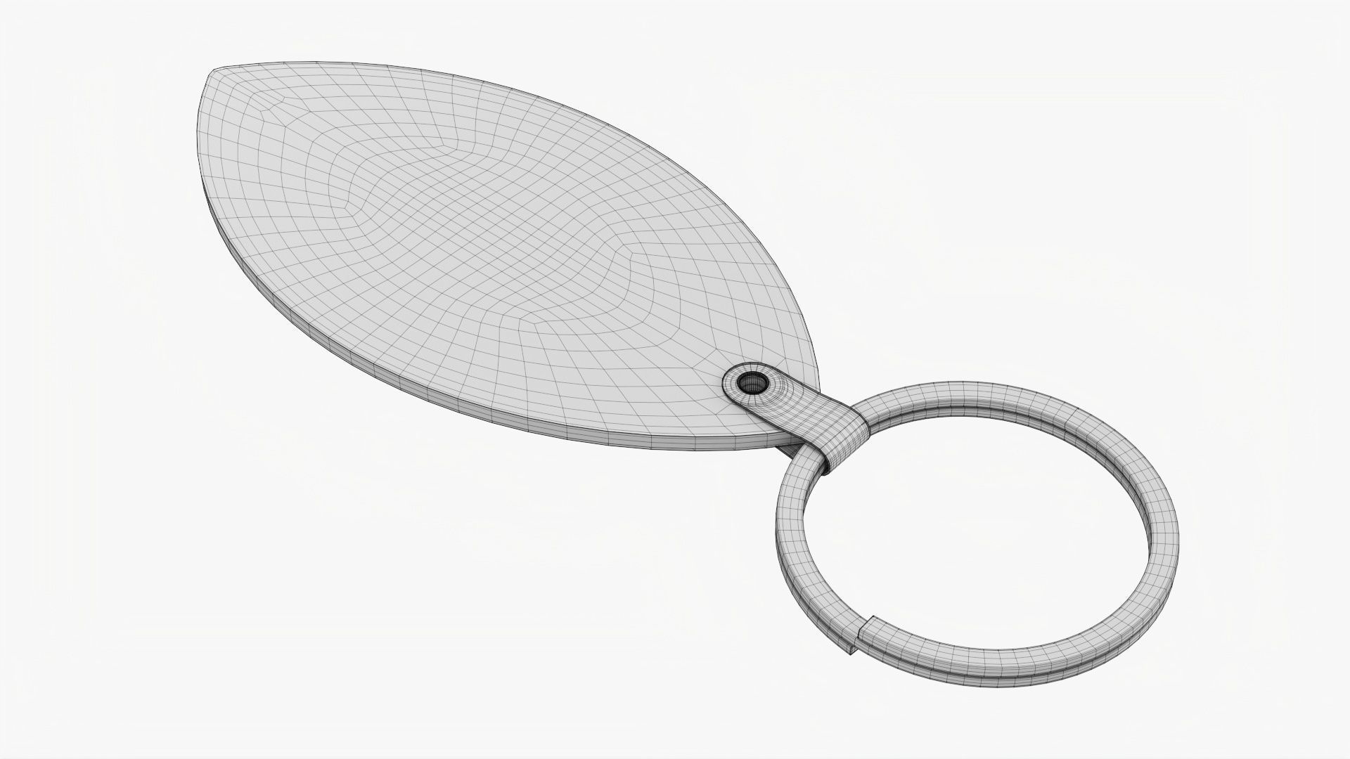 Key ring mockup 05 3D model | CGTrader