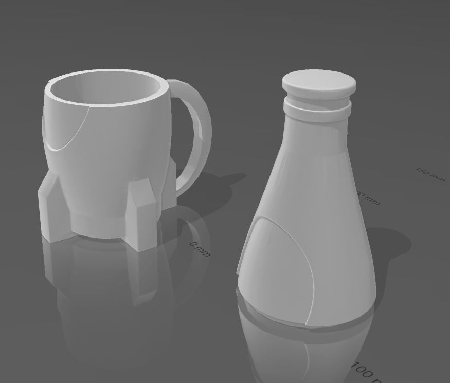 Fallout Nuka Cola Cup 3D model 3D printable | CGTrader