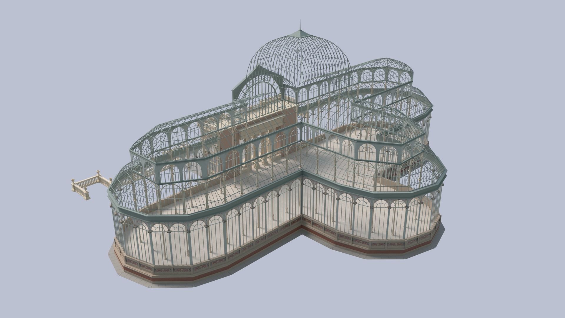 Cristal Palace 3D model | CGTrader