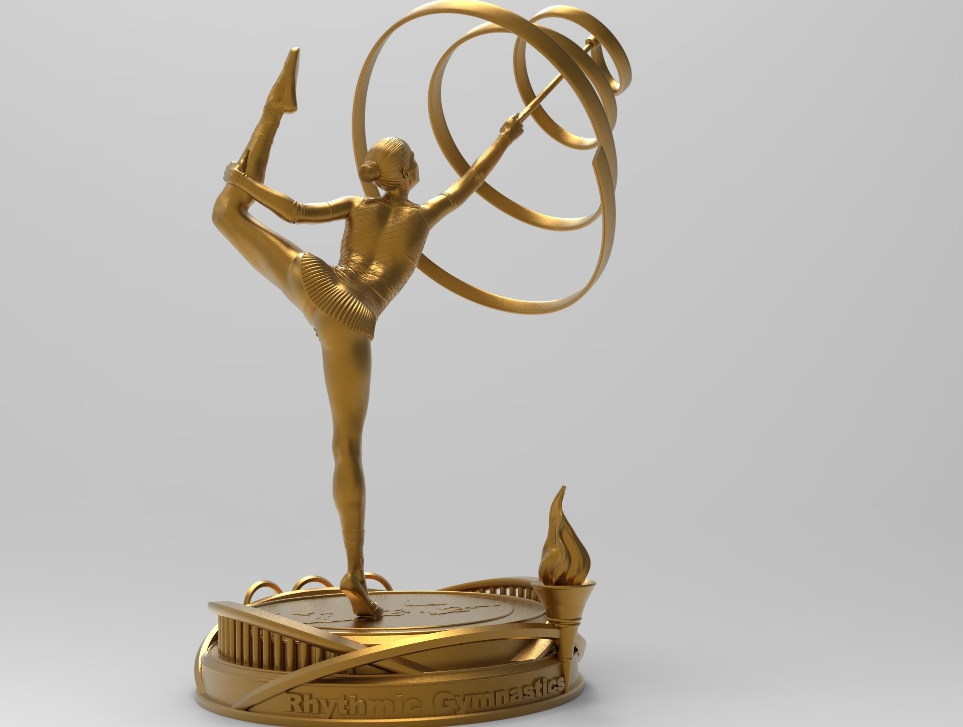 Olympic Games Rhythmic Gymnastics 3D model 3D printable | CGTrader
