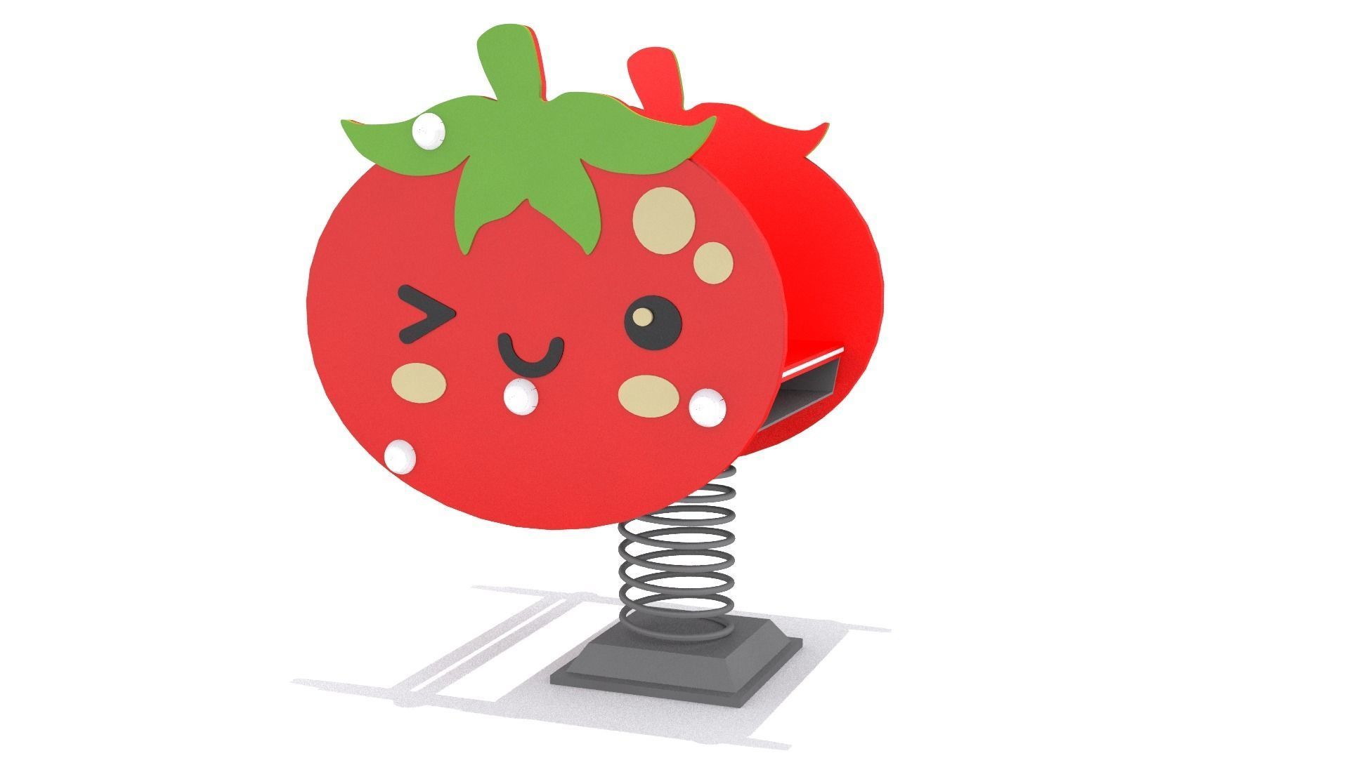 3D model Playground - Tomato Rider VR / AR / low-poly | CGTrader