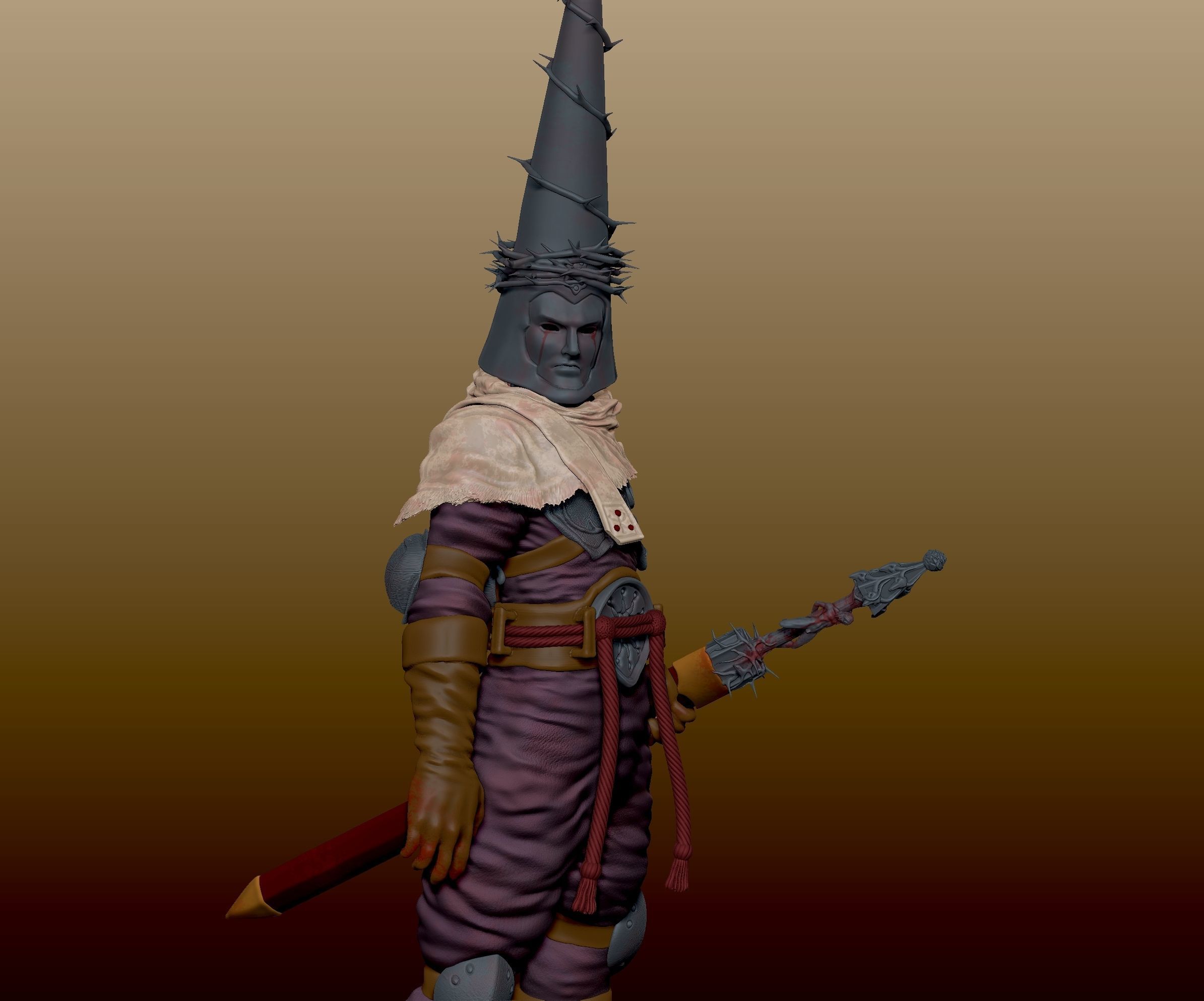 Penitent one from Blasphemous 3D model 3D printable | CGTrader