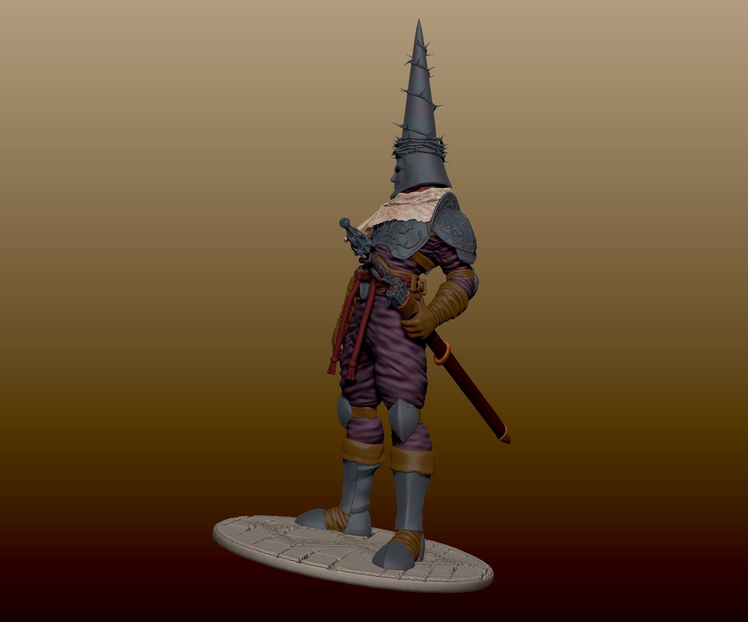 Penitent one from Blasphemous 3D model 3D printable | CGTrader