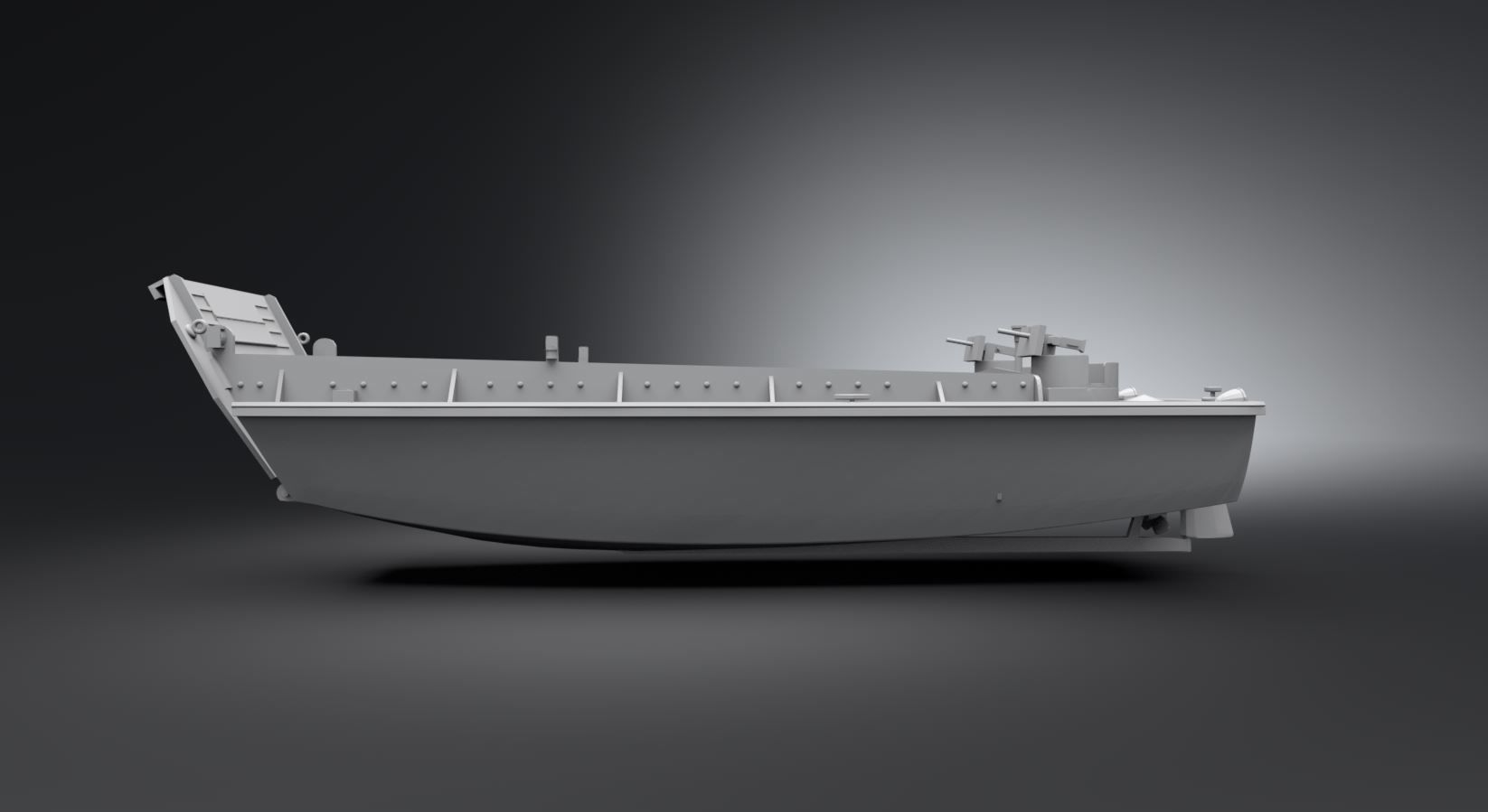 LCVP Scale model 3D model 3D printable | CGTrader