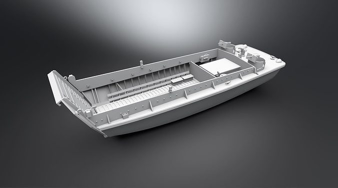 LCVP Scale model 3D model 3D printable | CGTrader