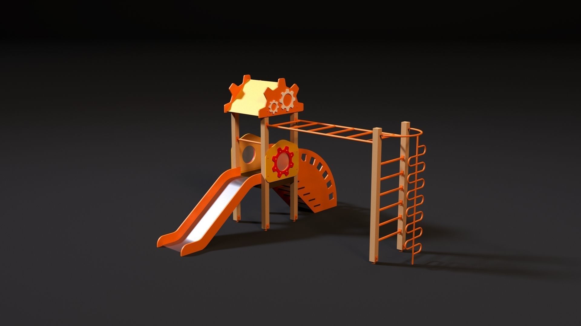 Playground series Mechanisms 3D model | CGTrader