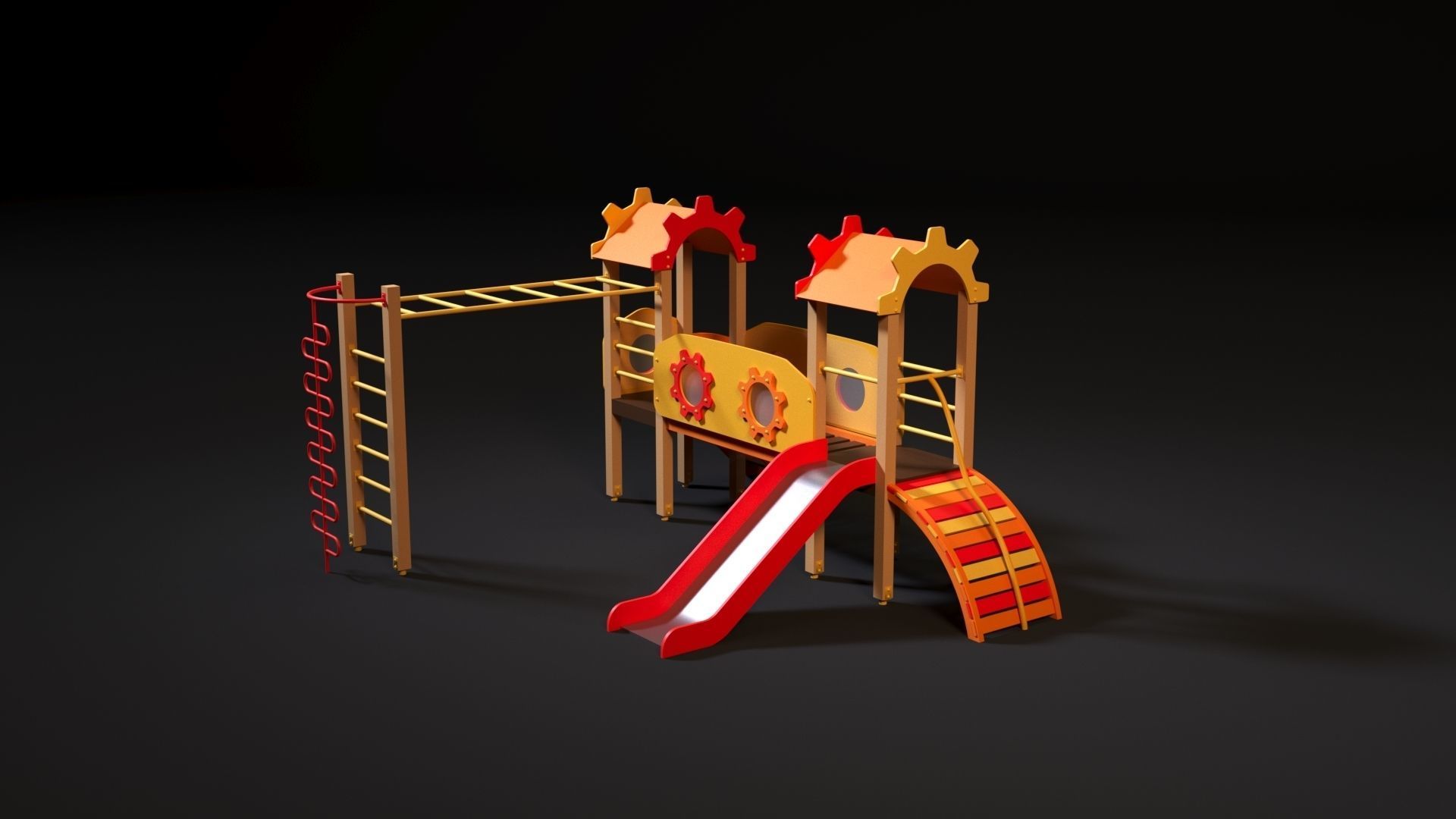 Playground series Mechanisms 3D model | CGTrader