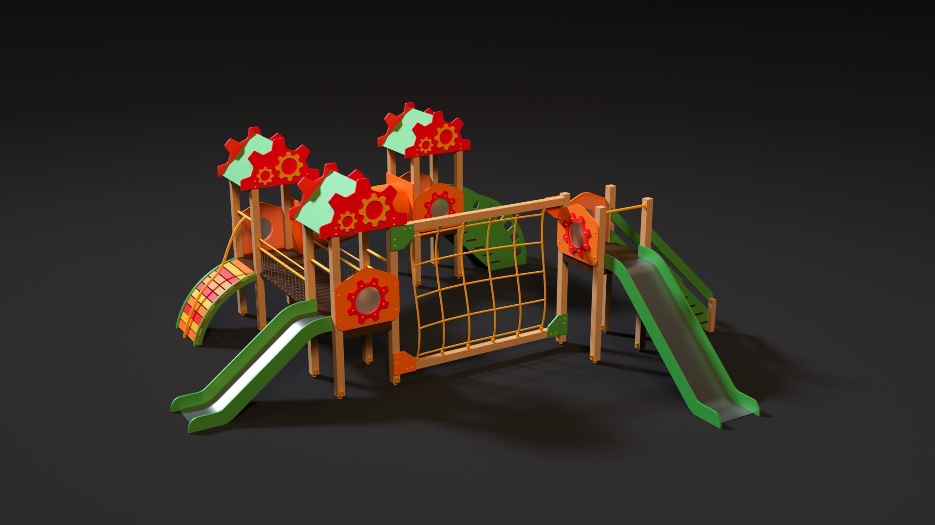 Playground series Mechanisms 3D model | CGTrader