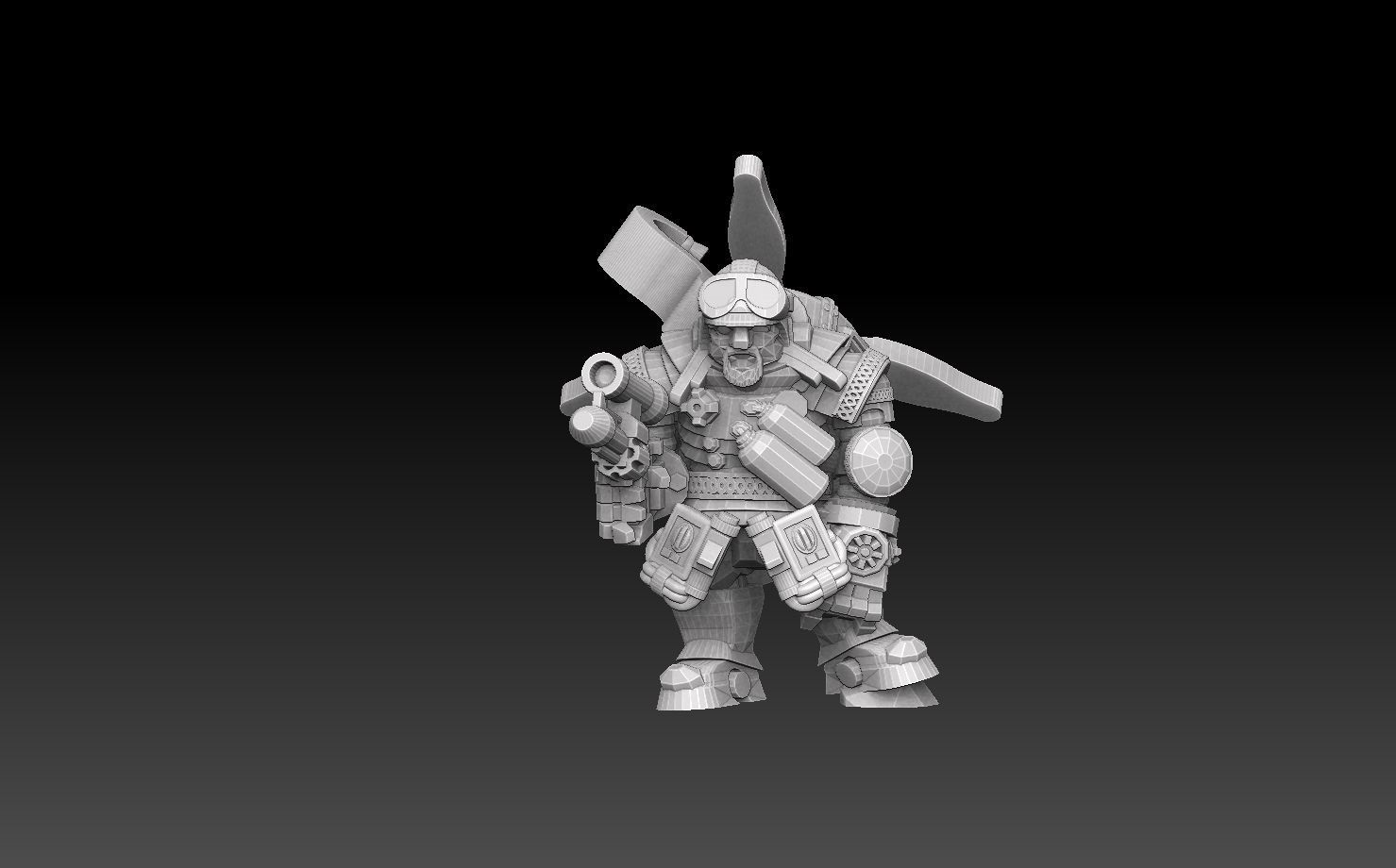 Space Dwarf Aviators ROYALTY FREE VERSION 3D model 3D printable | CGTrader