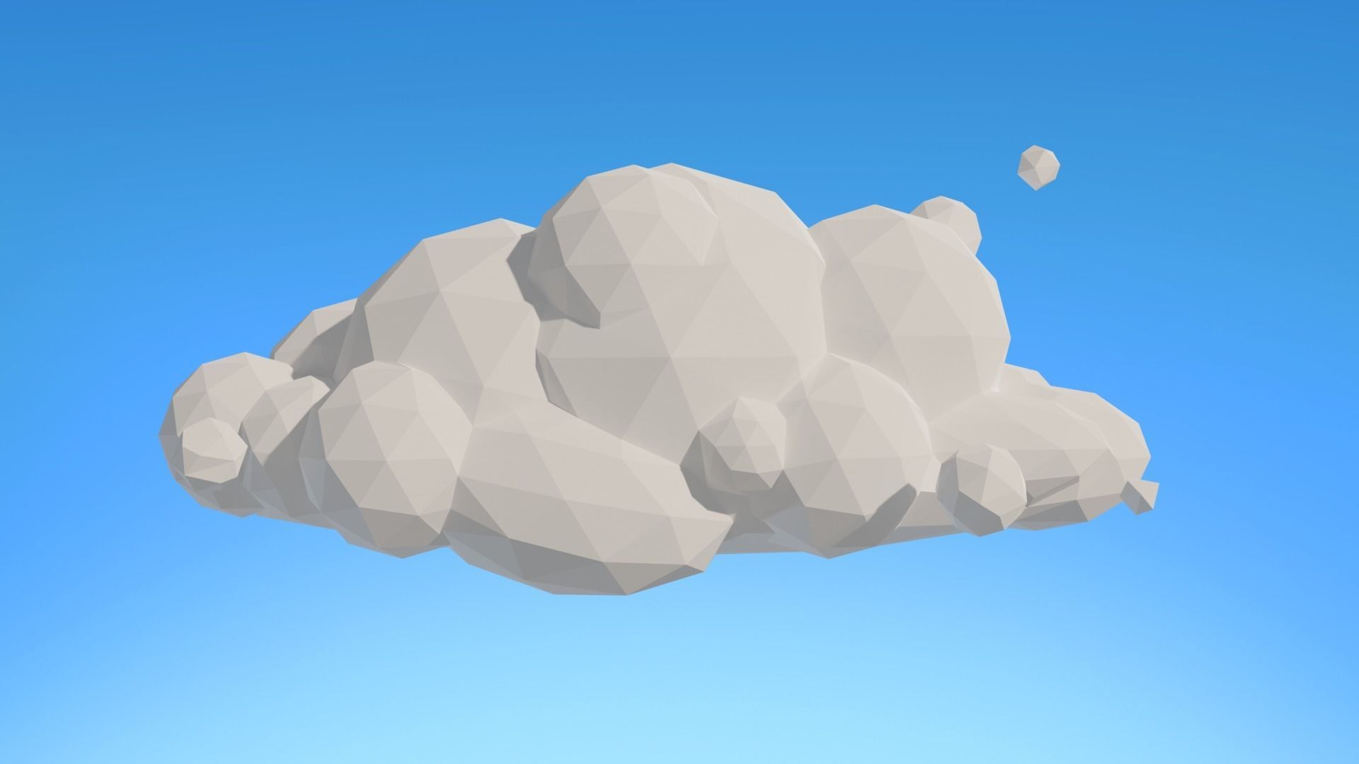 3D model Low Poly Clouds Pack 1 VR / AR / low-poly | CGTrader