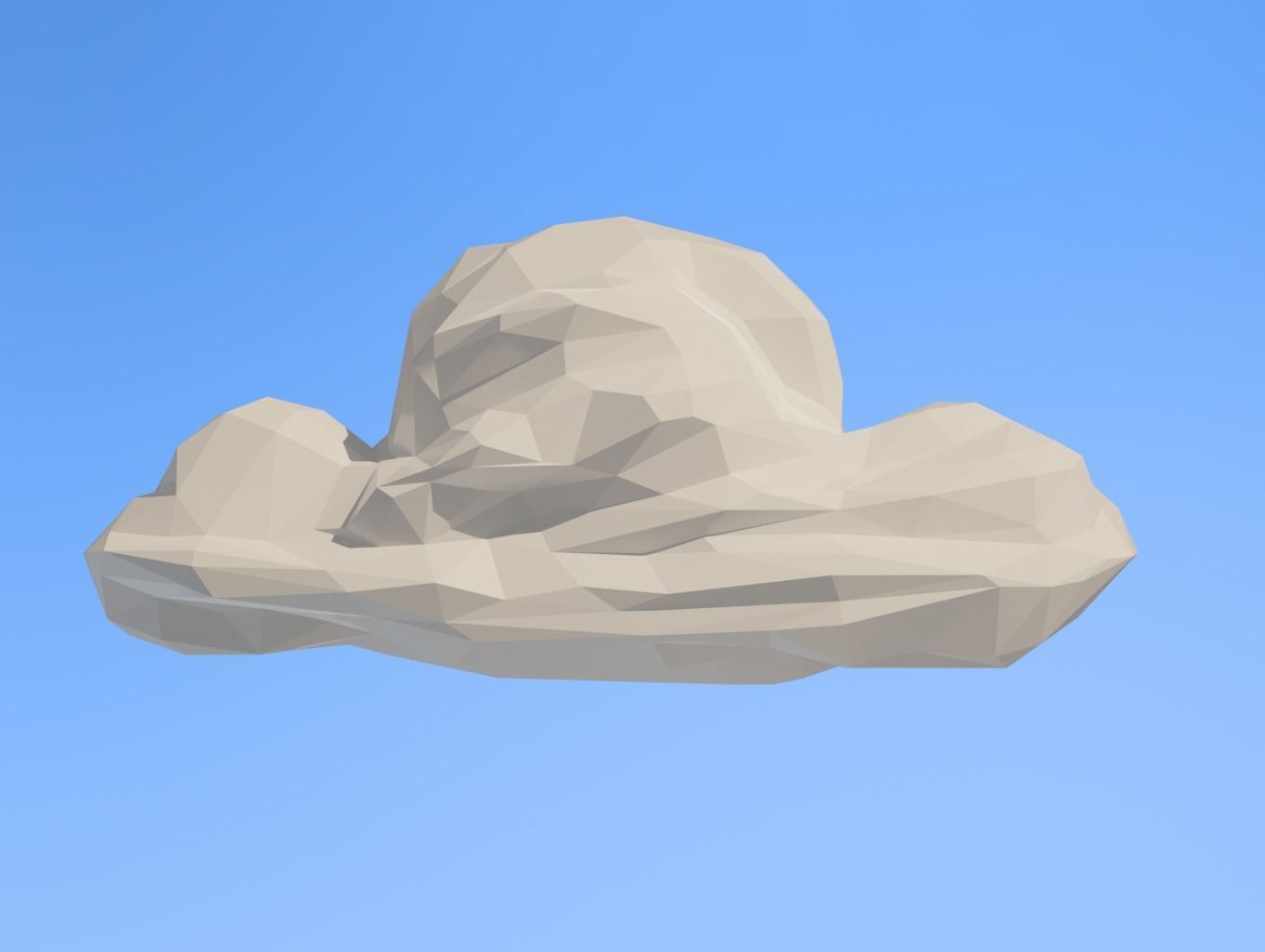 3D model Low Poly Clouds Pack 2 VR / AR / low-poly | CGTrader