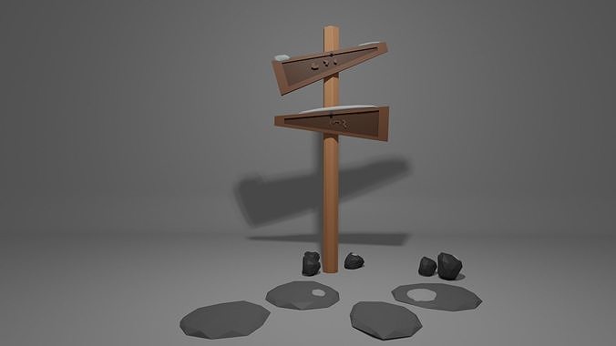 3D model low poly poster for games 3d model VR / AR / low-poly | CGTrader