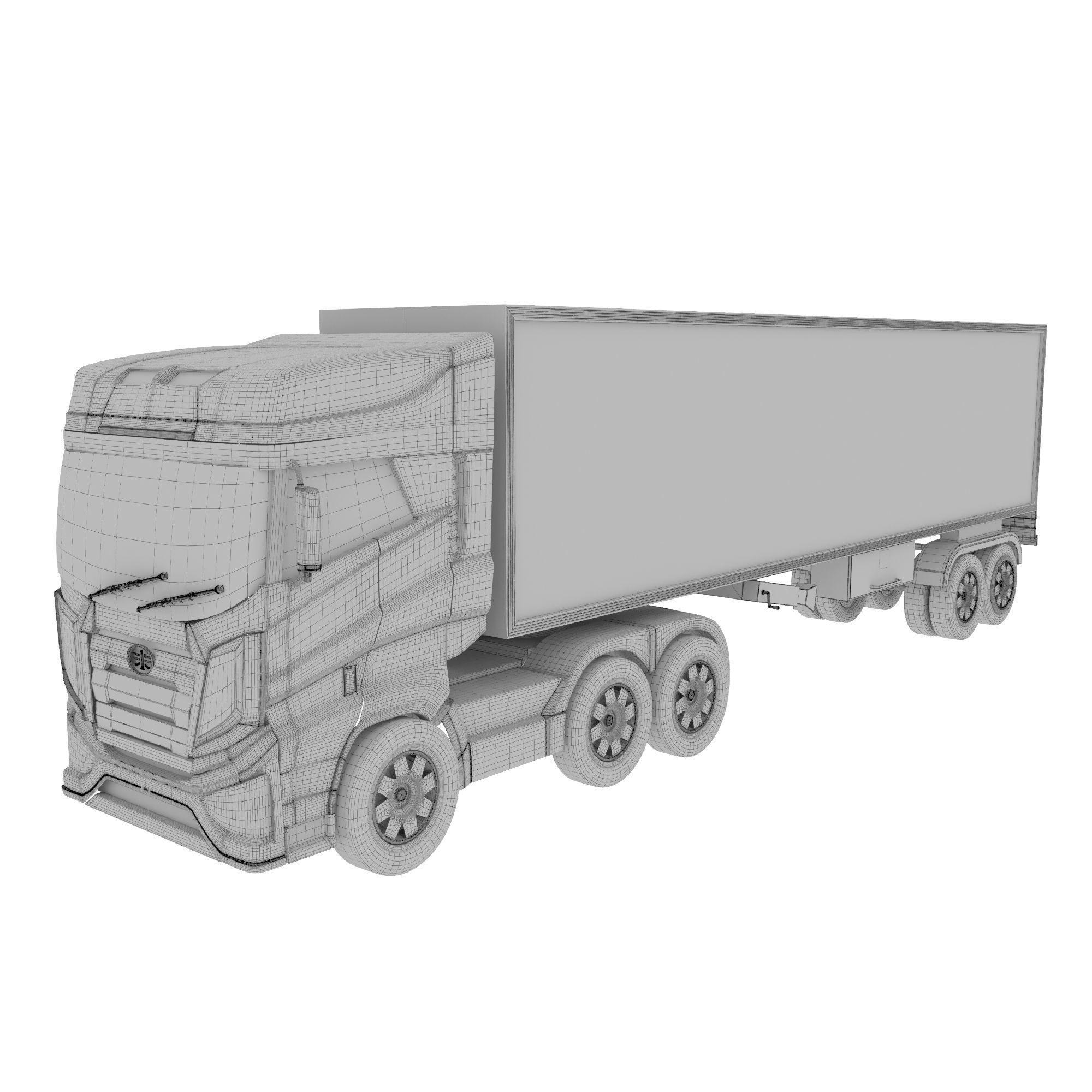 faw truck red 3D model | CGTrader