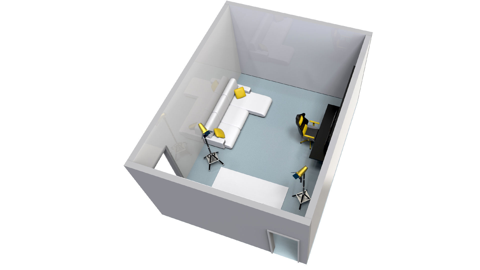 3D model Photography Studio 3d model setup VR / AR / low-poly | CGTrader