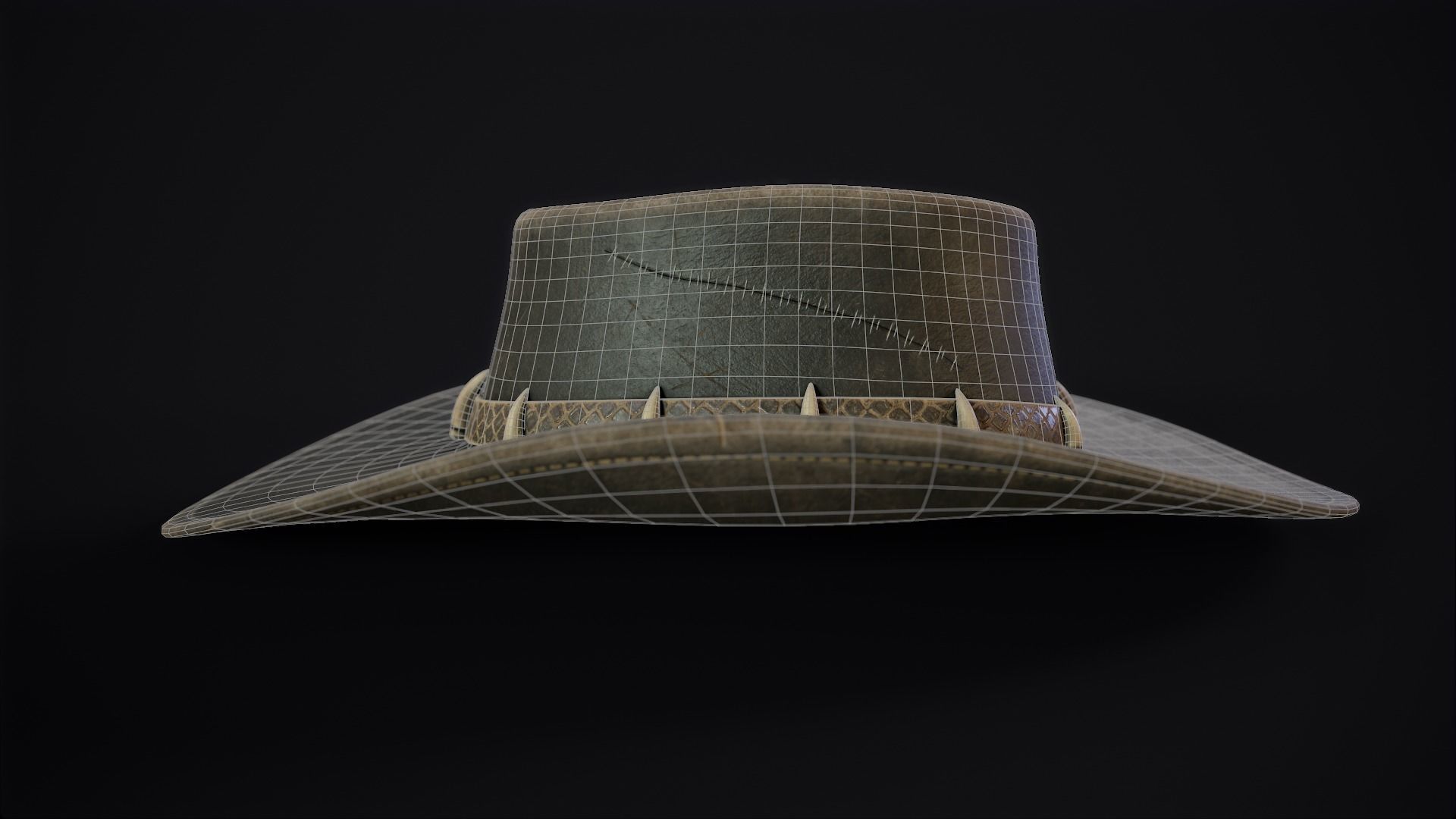 3D model Australian Outback Hat VR / AR / low-poly | CGTrader