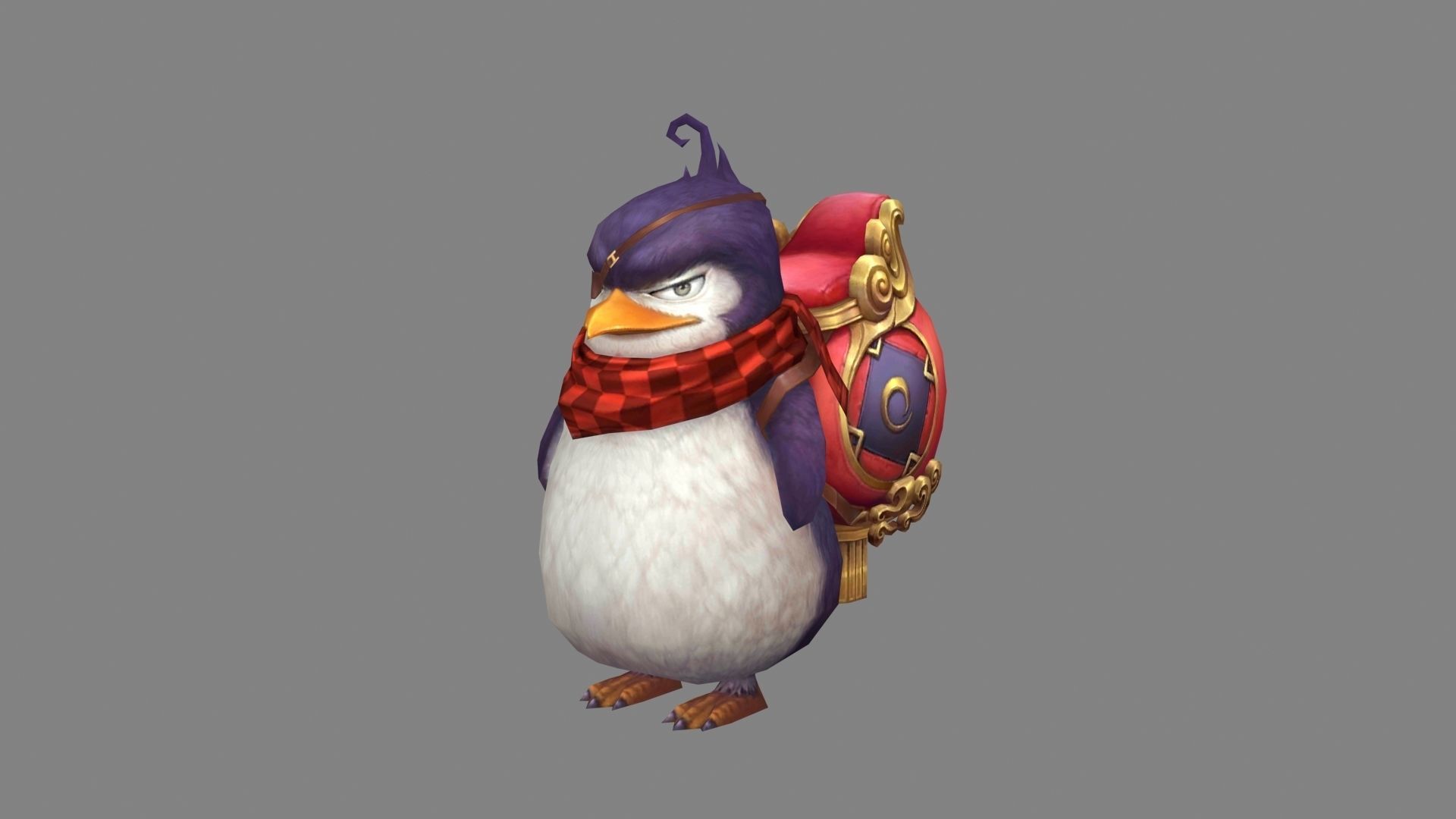 3D model Cartoon gangster penguin mount VR / AR / low-poly | CGTrader