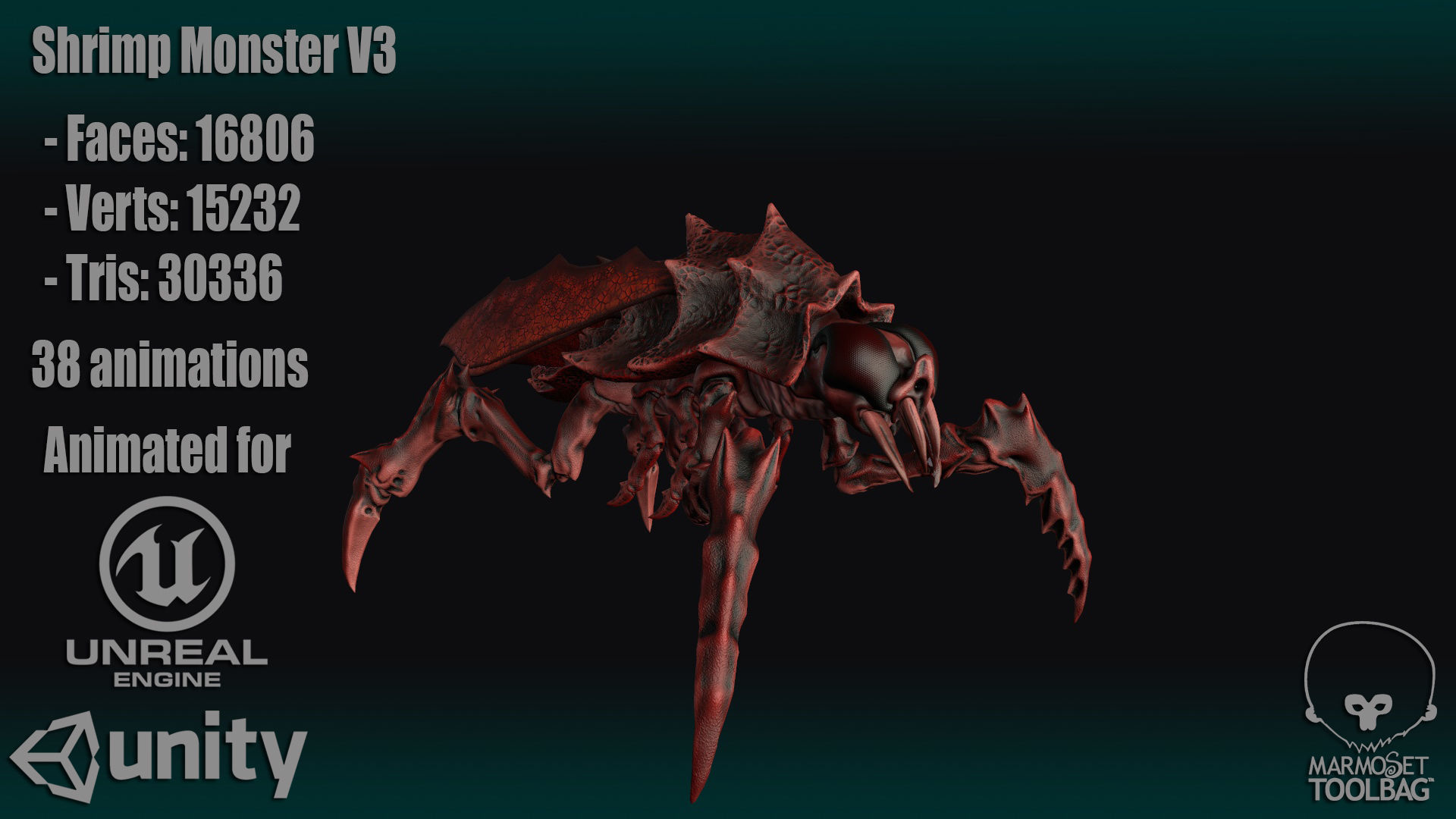 Shell Monsters Pack 3D Model Collection | CGTrader