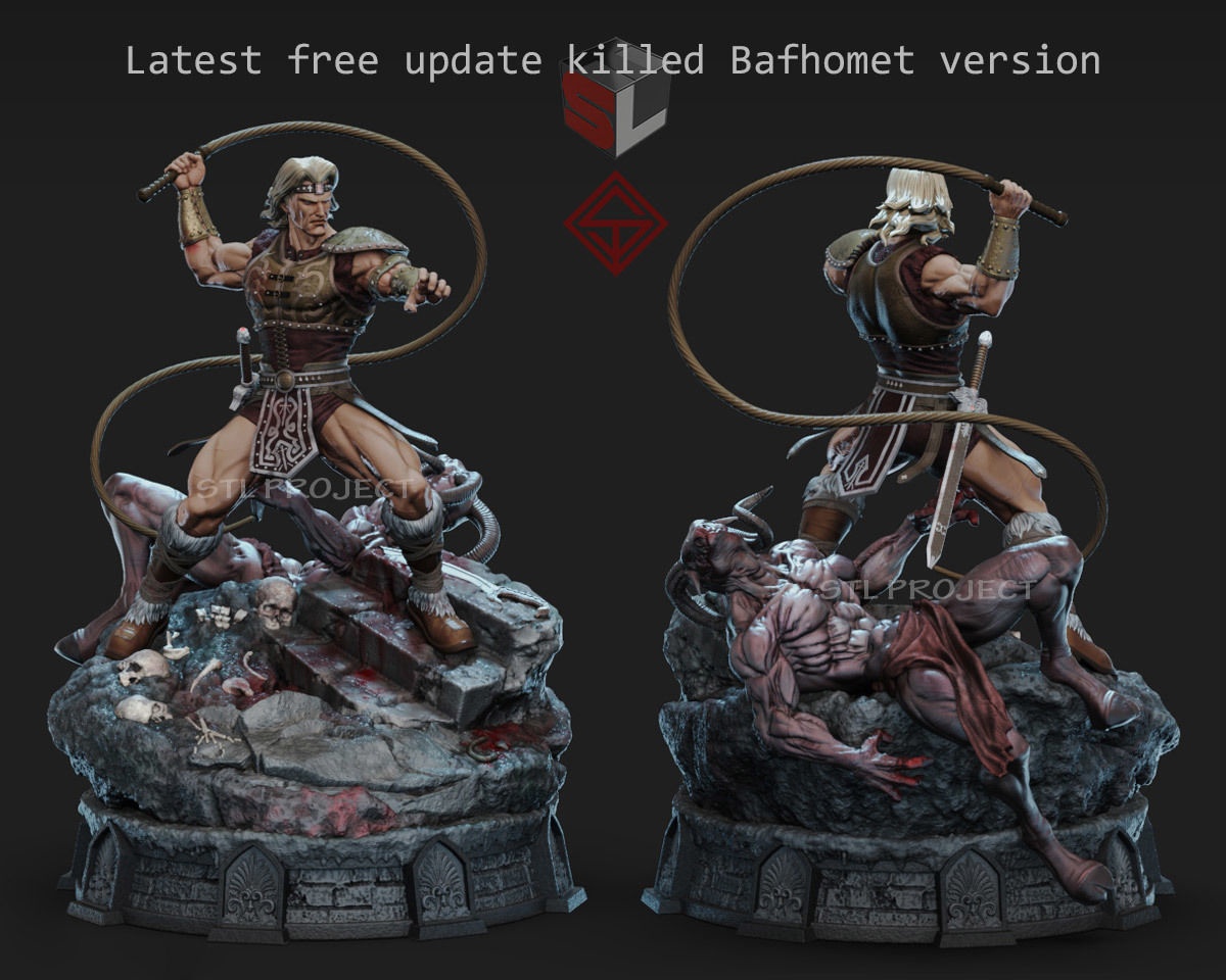 Simon Belmont 3D model 3D printable | CGTrader