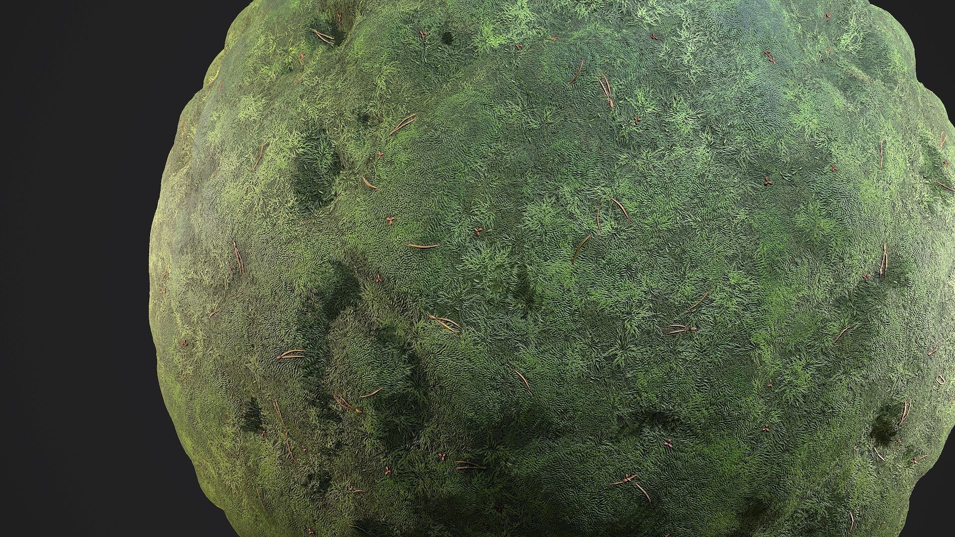Moss Tileable Material with Substance Graph Texture | CGTrader