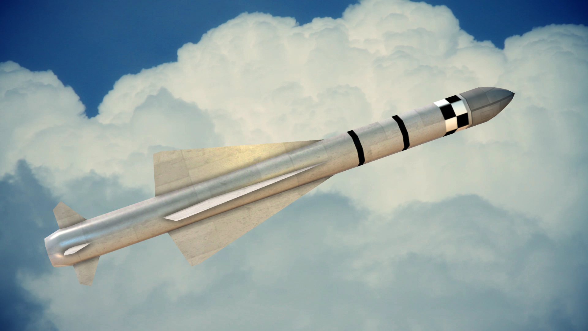 Missile 3D Model 3DS LWO LW LWS - CGTrader.com
